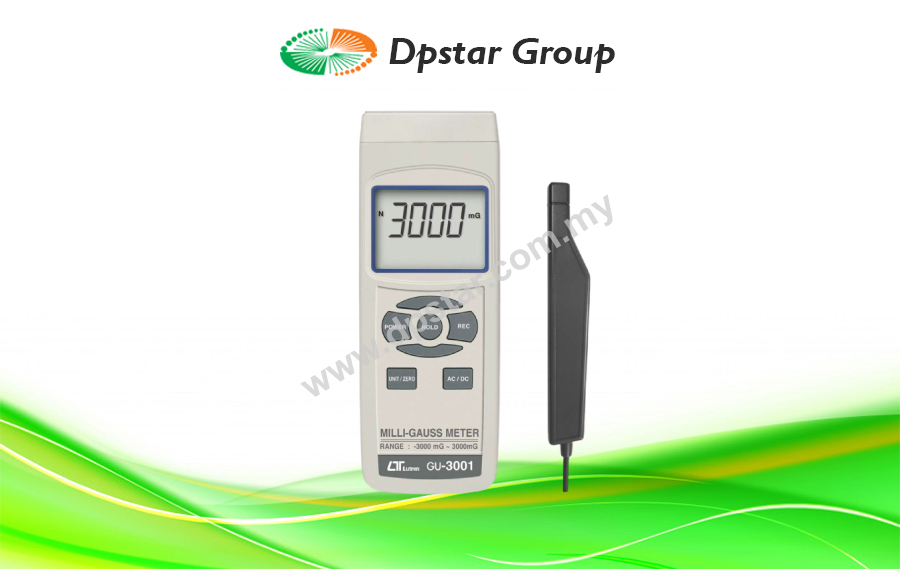 Precision Milli Gauss Meter – Lutron GU-3001 - Dpstar Group
